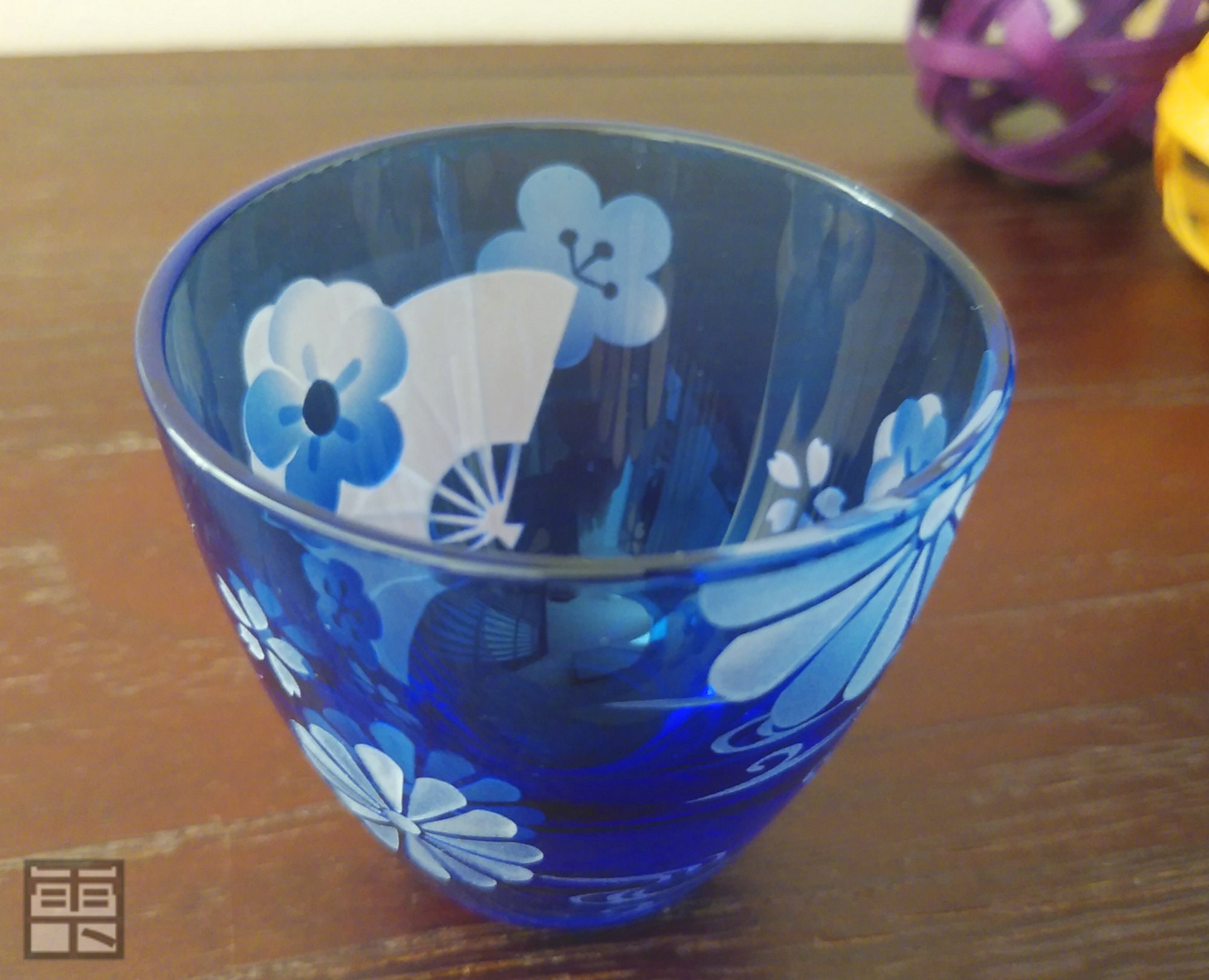 Japanese Flower Glass Made in Japan - Etsy