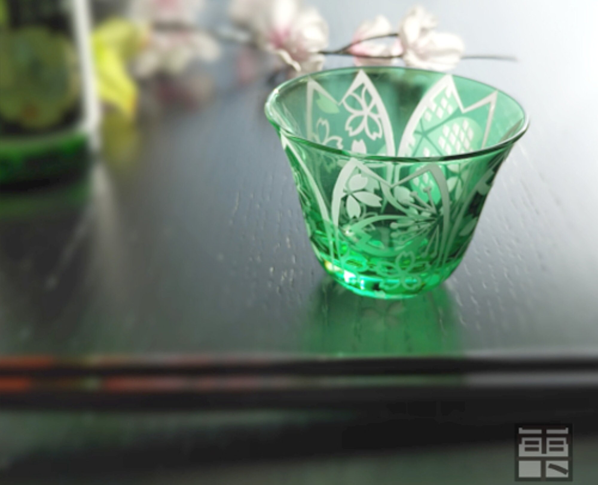 4 Colored Sakura Glass cherry Blossom Made in Japan - Etsy