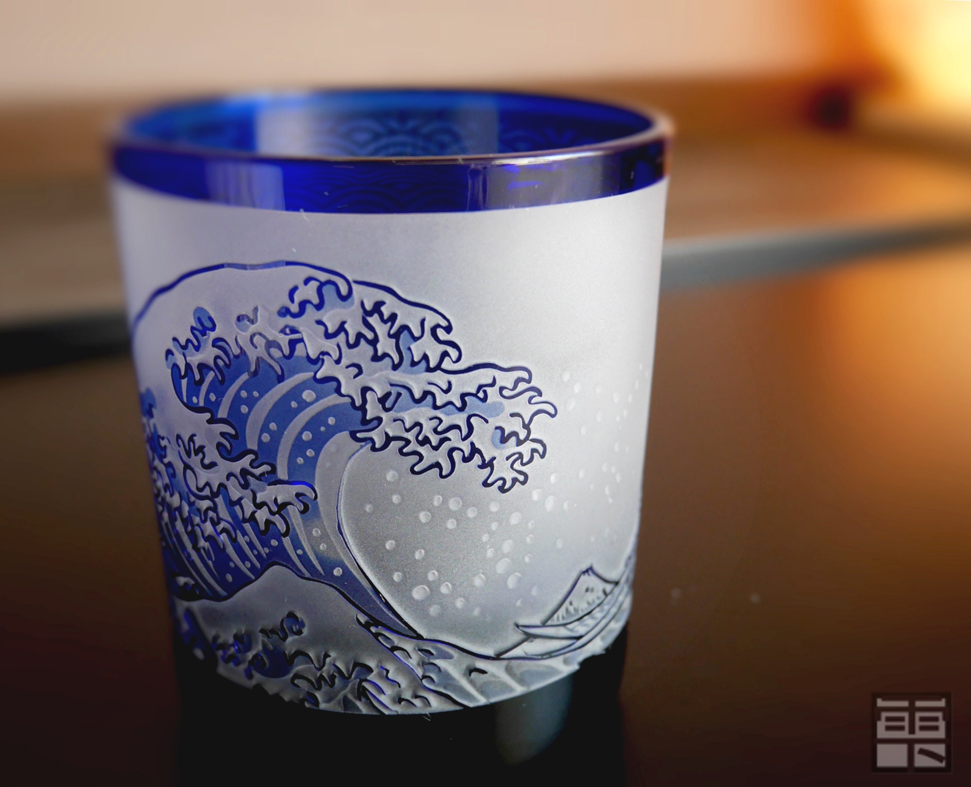 Ukiyoe Glass (the Great Wave off Kanagawa by Hokusai) Made in Japan - Etsy
