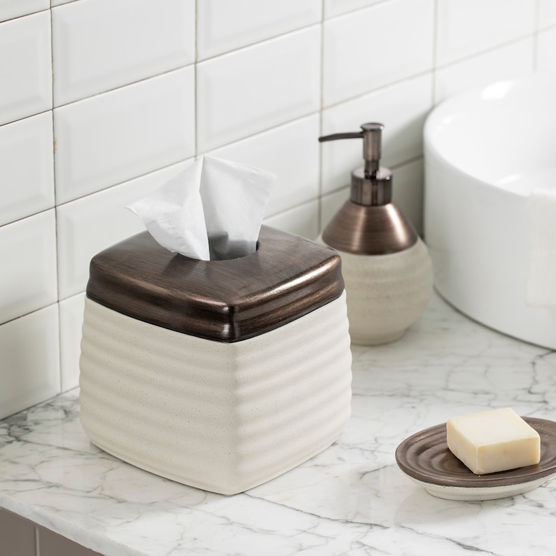 QL DESIGN Modern Style Tissue Box Holder,tissue Dispenser,square ...