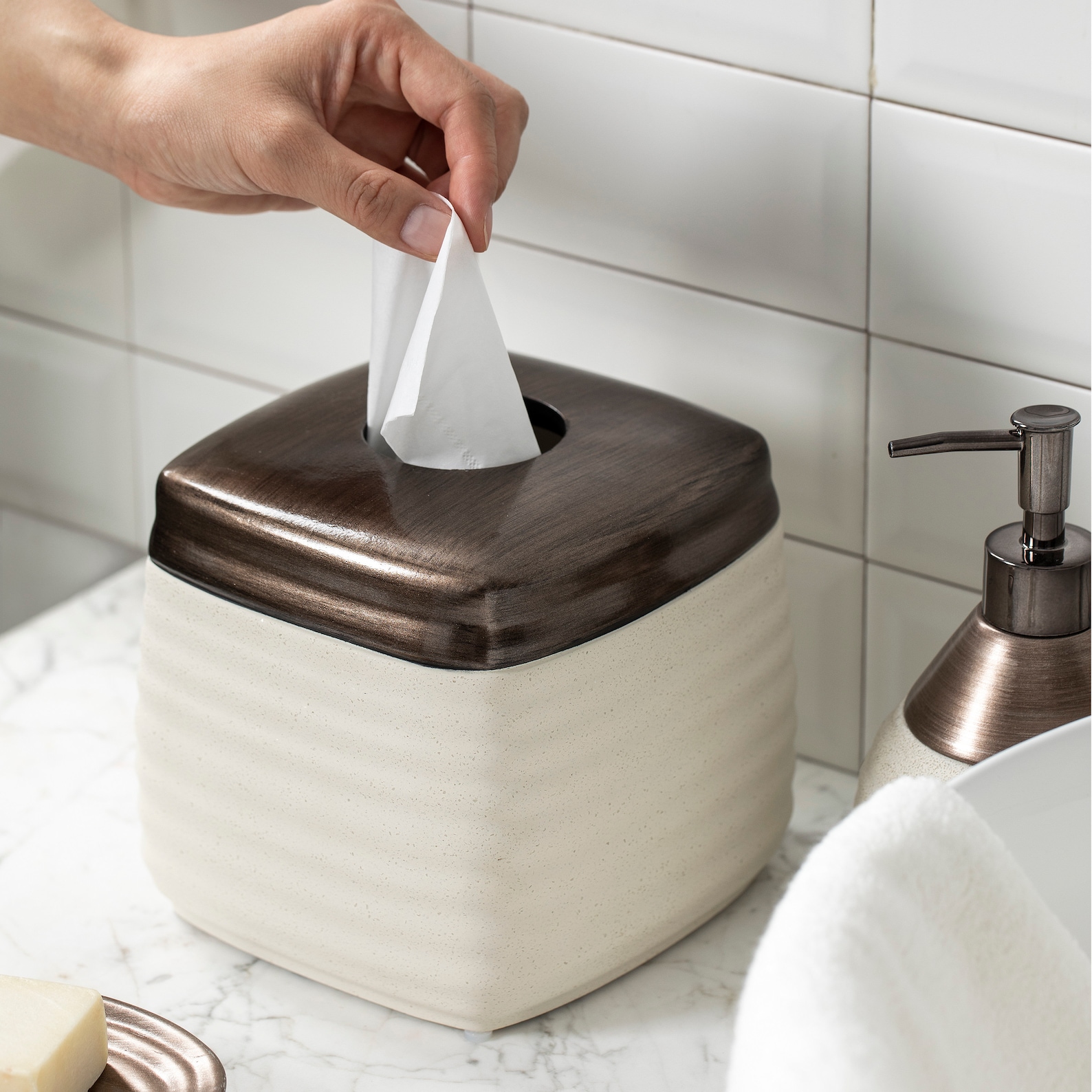 QL DESIGN Modern Style Tissue Box Holder,tissue Dispenser,square ...