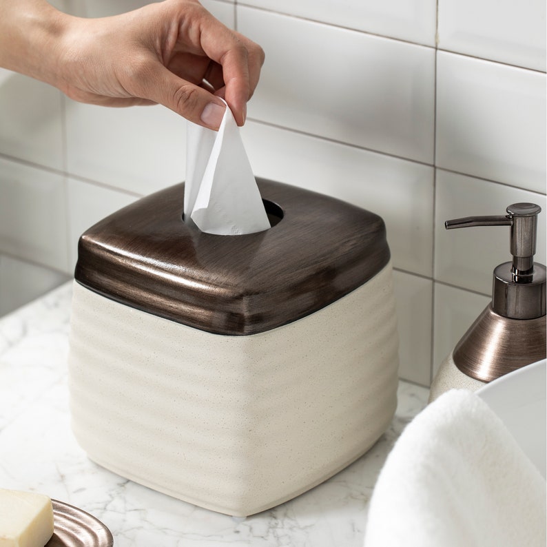 QL DESIGN Modern Style Tissue Box Holder,tissue Dispenser,square ...