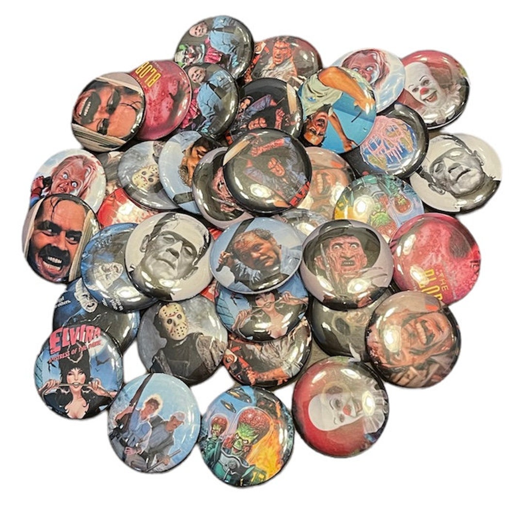 Horror Pins, Horror Movie Pins - Etsy