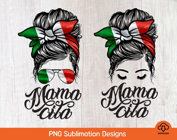 Mamacita Png Mama Cita Png Mexican Messy Bun PNG Mama Cita | Etsy Australia