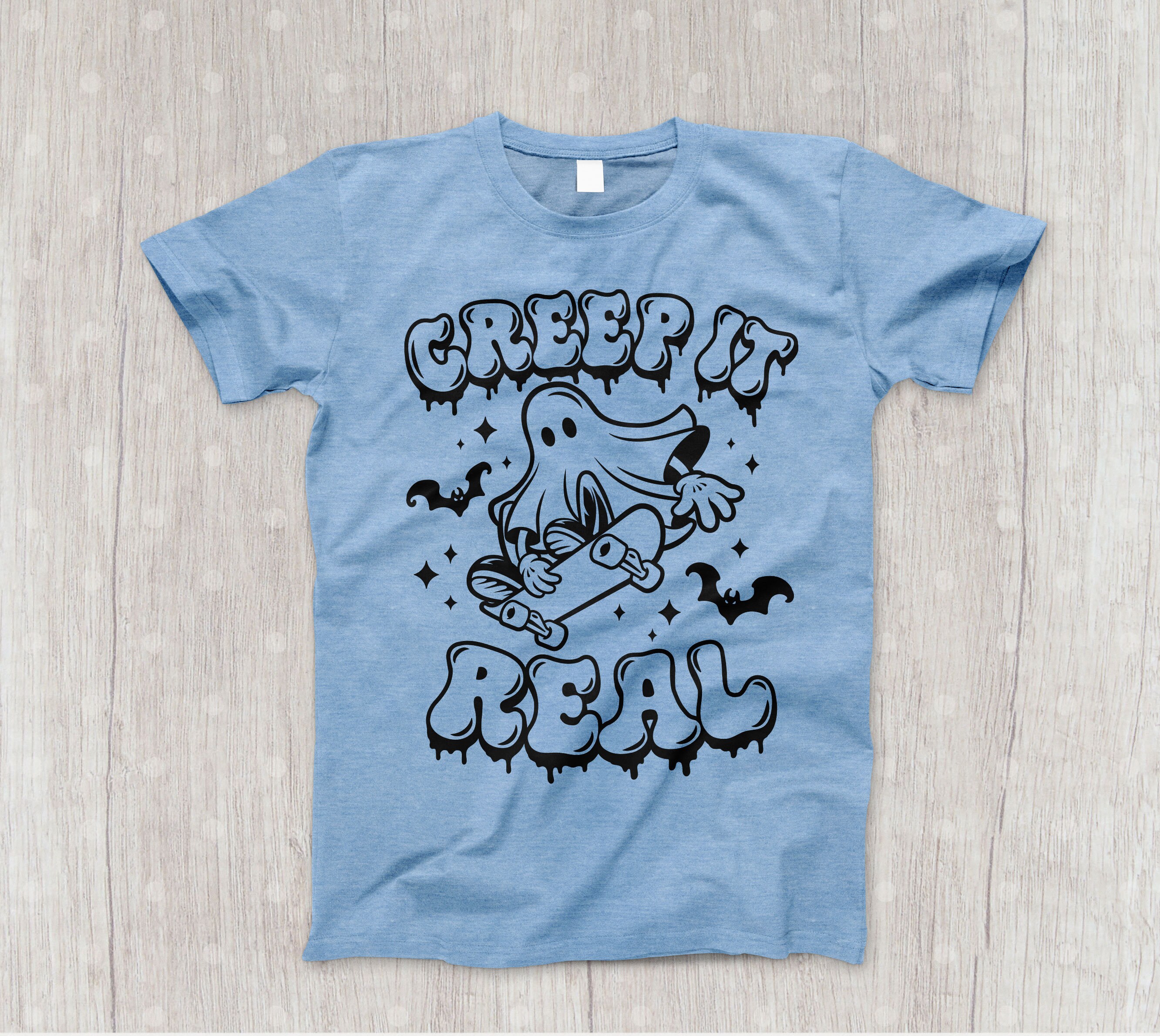 Creep It Real Png Svg Cut File Vintage Halloween Ghost Svg - Etsy