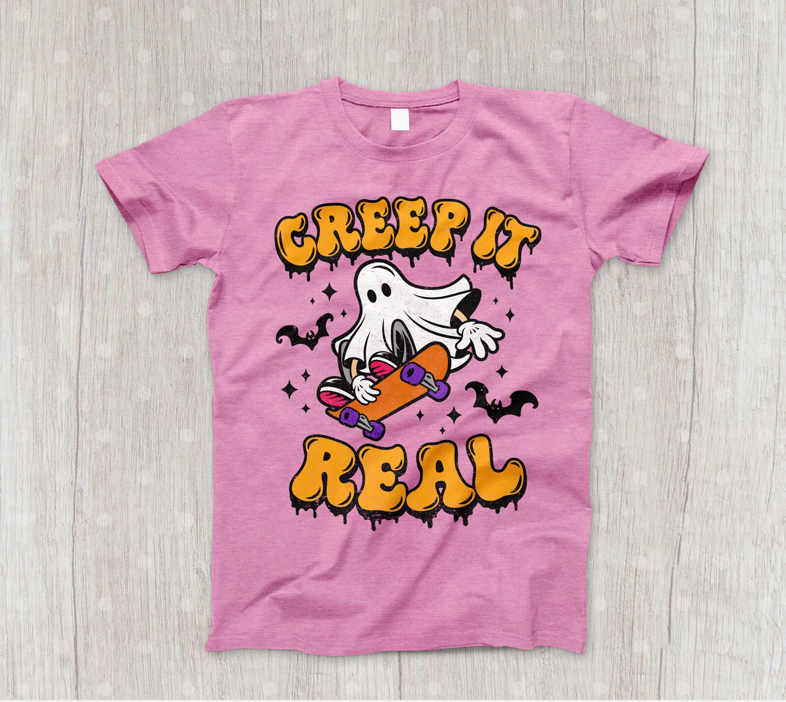 Creep It Real Png Svg Cut File Vintage Halloween Ghost Svg - Etsy