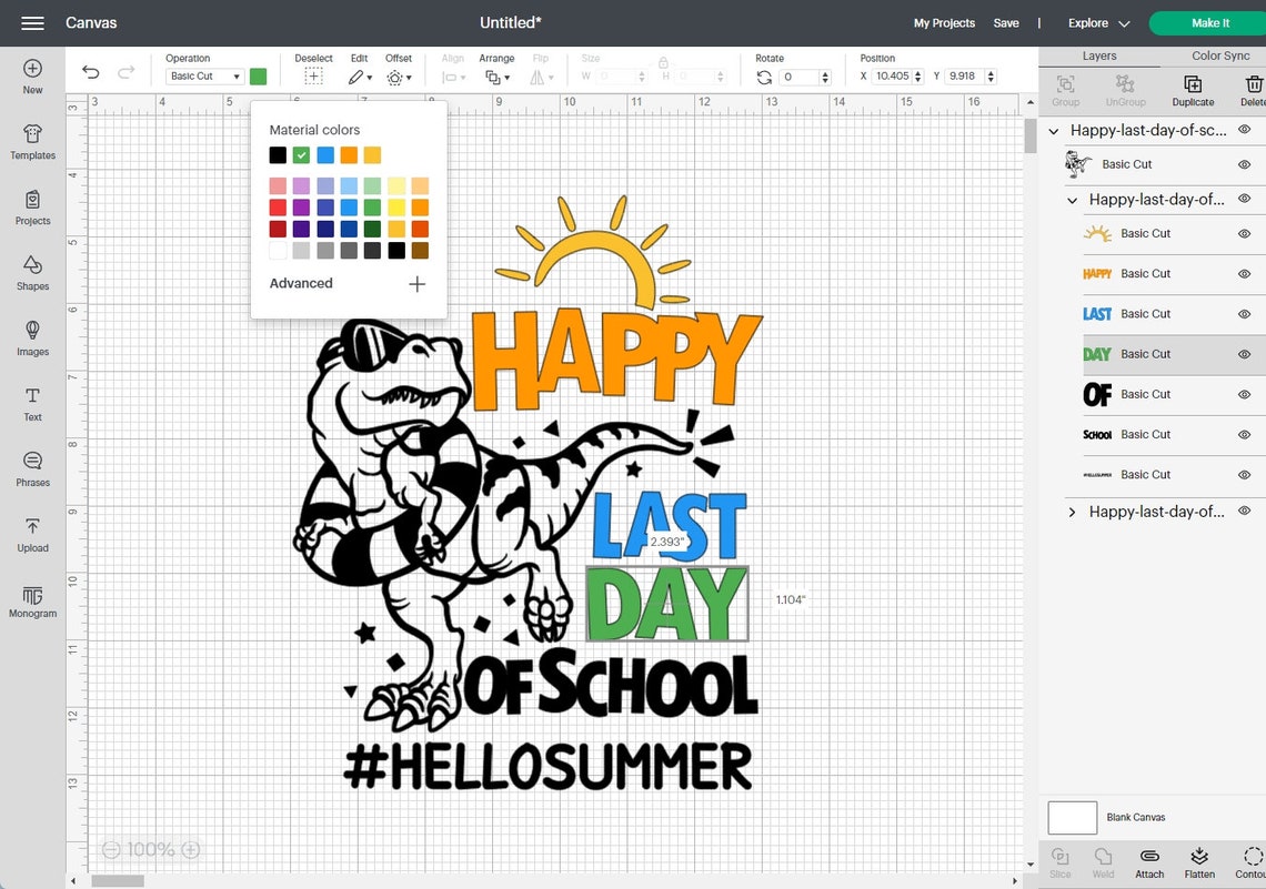 Happy Last Day of School Svg Png Hello Summer Svg Summer | Etsy