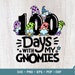 100 Days of School With Gnomies Svg, Gnome 100 Days of School, 100 ...