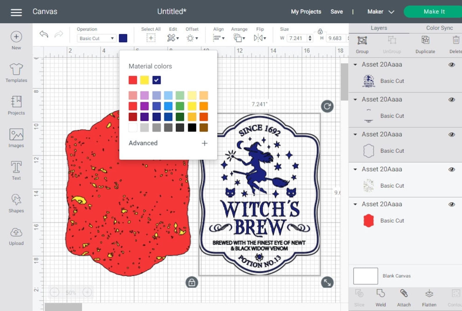 Witch's Brew Halloween Label SVG PNG File, Witches Halloween Booze ...