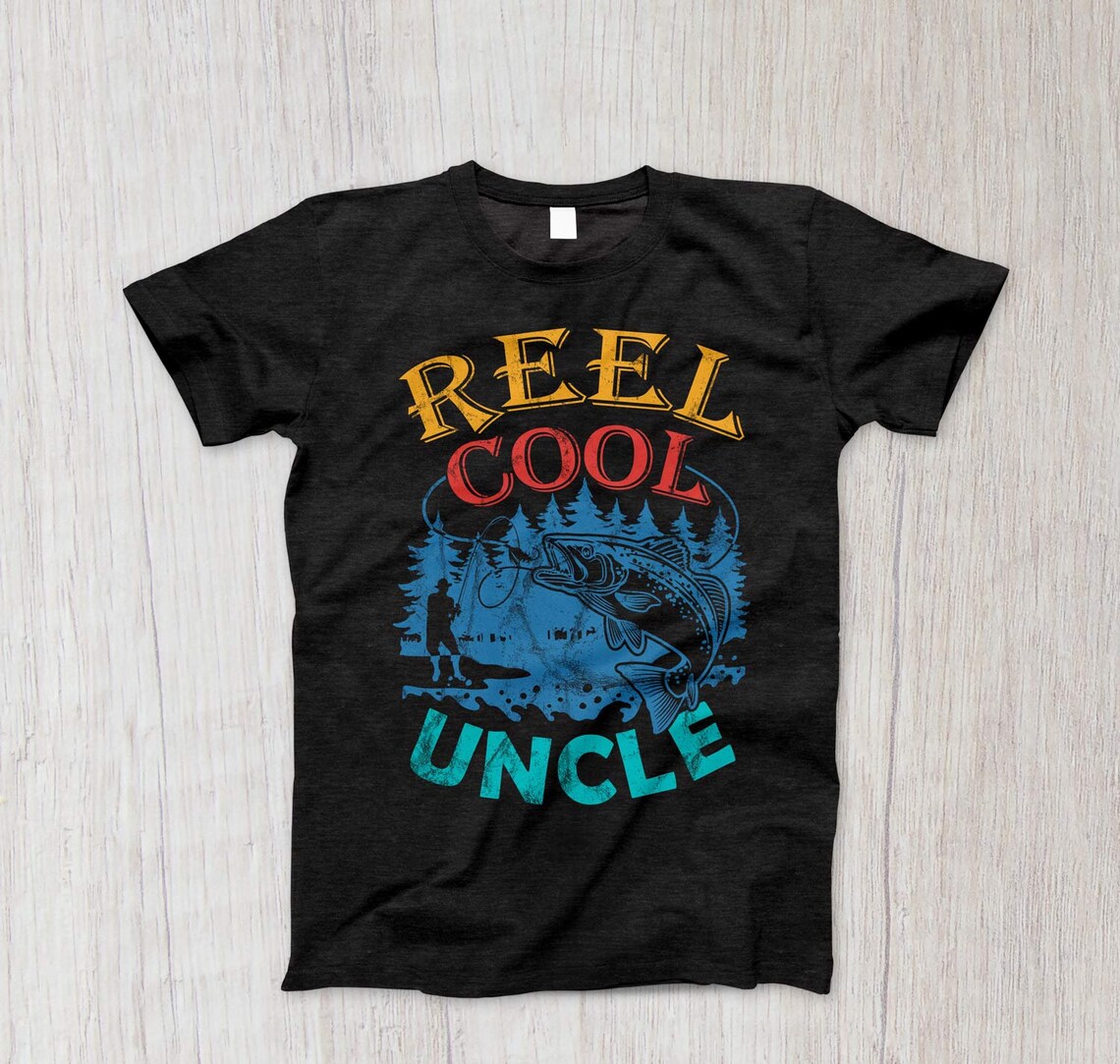 Reel Cool Uncle Png and Svg Files Uncle Fishing Gifts Svg - Etsy
