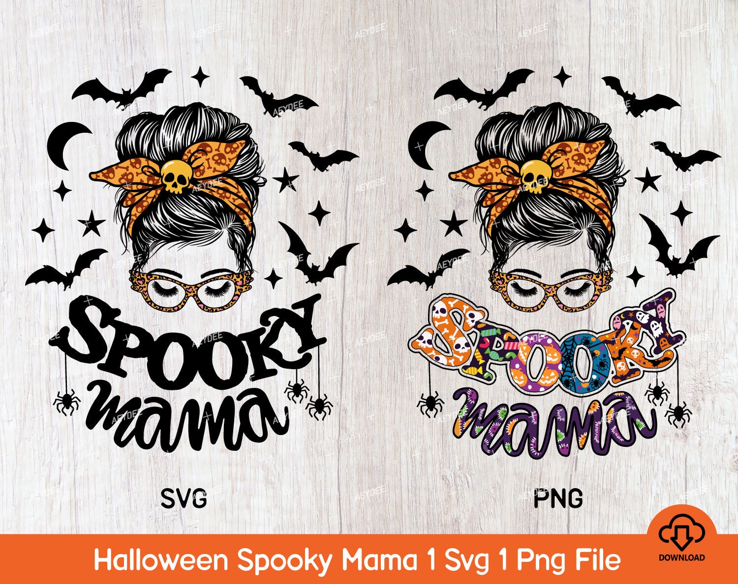 Spooky Mama SVG PNG File Spooky Mom Halloween Svg Png - Etsy UK