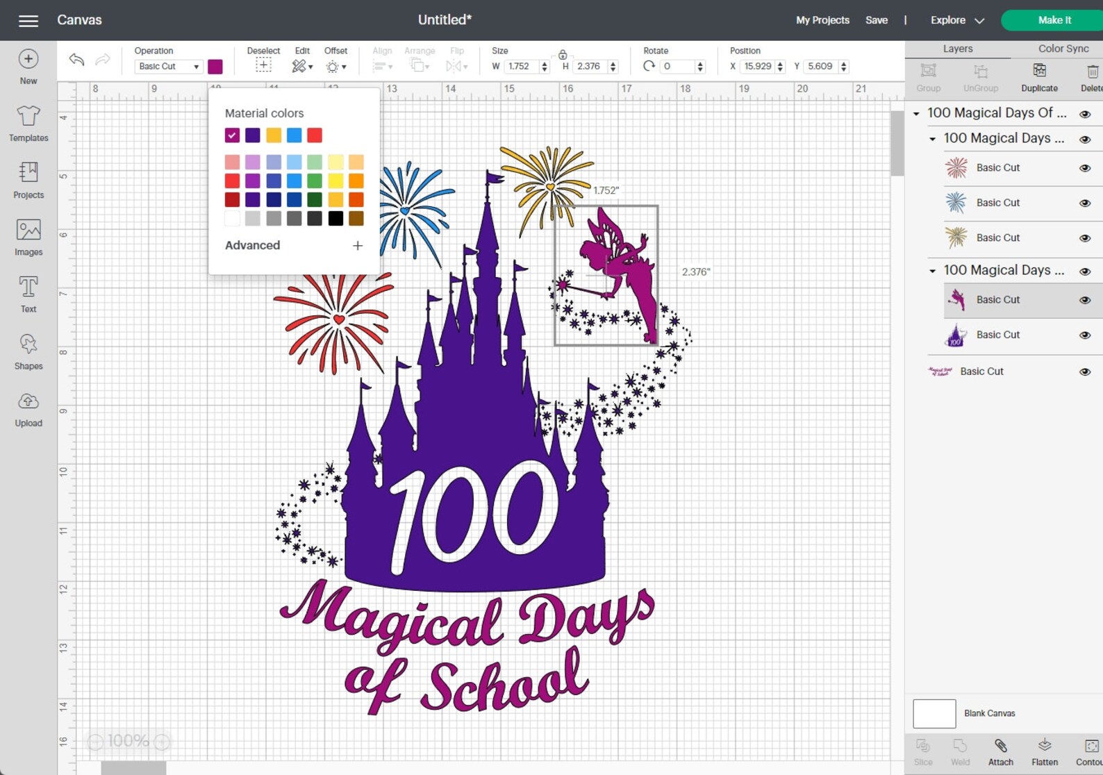 100 Magical Days of School SVG 100th Day of School Svg 100 | Etsy