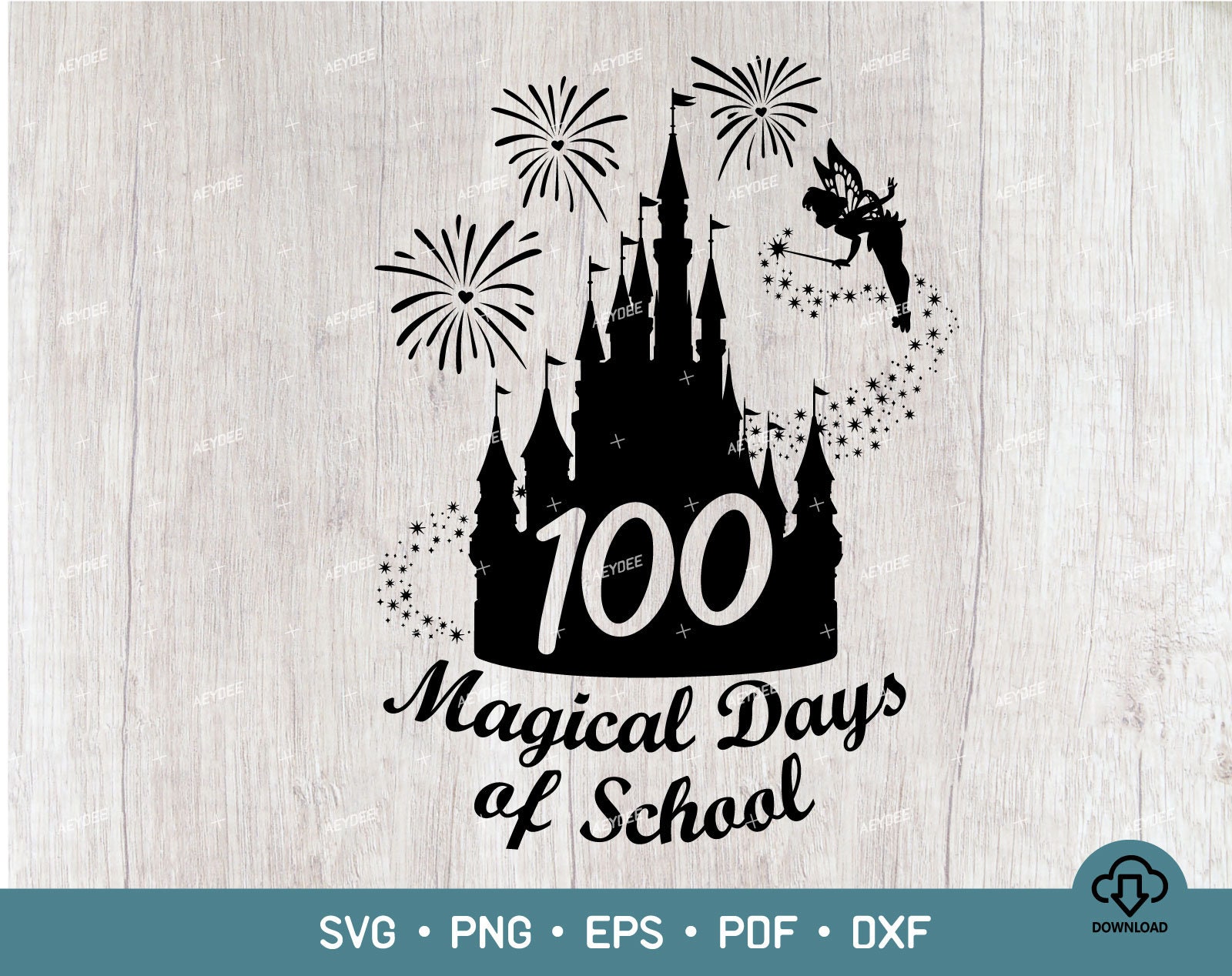 100 Magical Days of School SVG 100th Day of School Svg 100 | Etsy