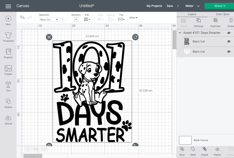 101 Days Smarter SVG Dalmatian Svg 101 Days of School SVG - Etsy
