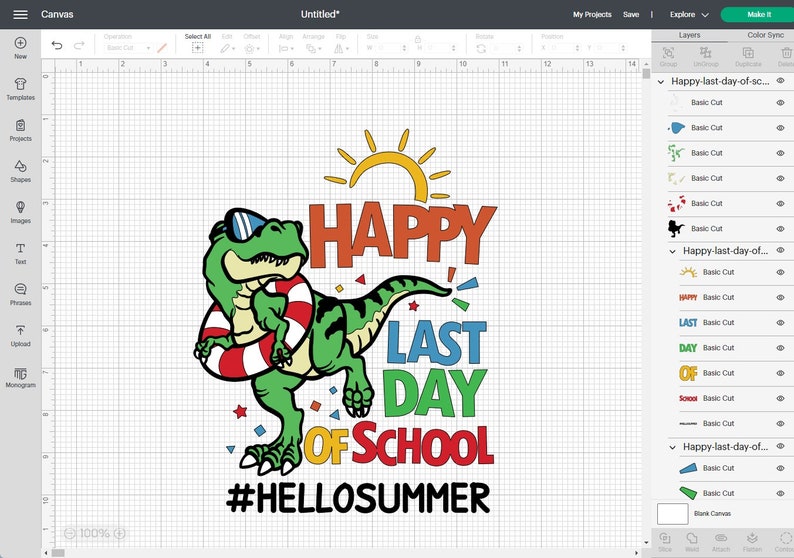 Happy Last Day of School Svg Png Hello Summer Svg Summer | Etsy