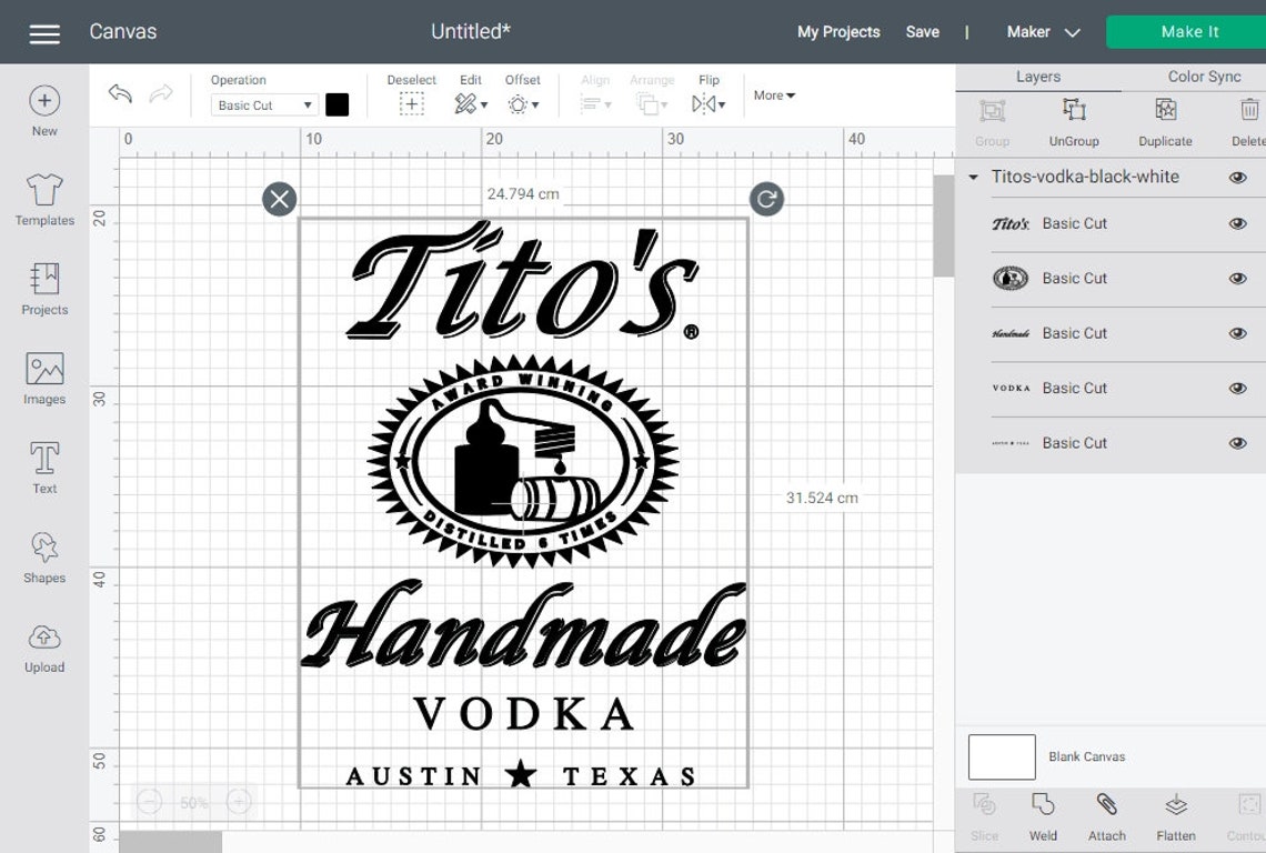 Tito's Vodka SVG Tito's Vodka Label Svg Tito's | Etsy