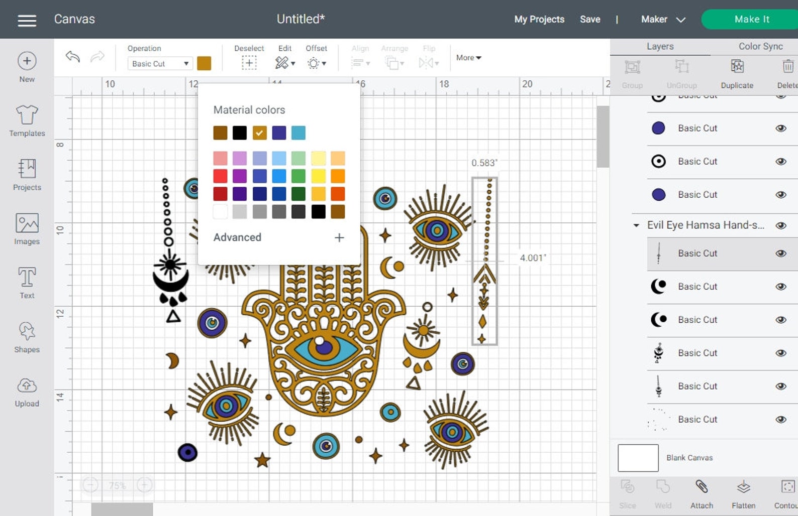 Evil Eye Hamsa Hand Svg for Strata Skinny Tumblers 16 Oz Evil | Etsy