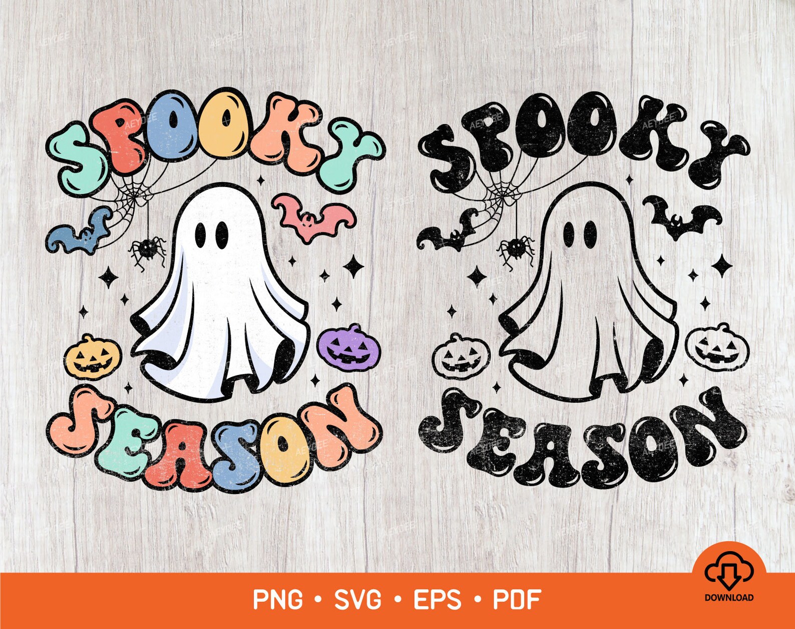 Spooky Season Png Svg Cut File Fall Season Png Halloween - Etsy