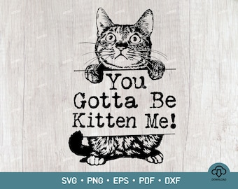 Show Me Your Kitties SVG, Cute Funny Cat SVG, Kitty Cat Cut Files for ...