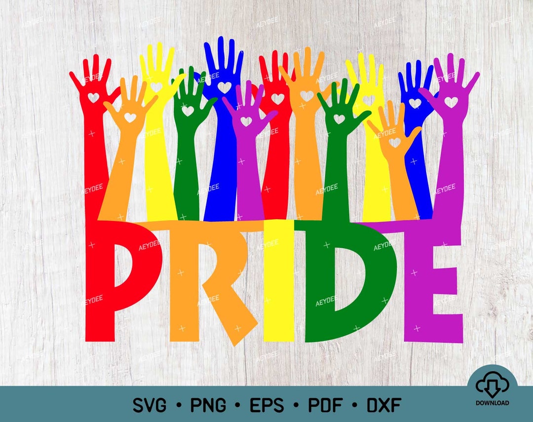 PRIDE - Pride Raise Hand - Pride Month - LGBTQ Pride - Lgbtq We Rise ...