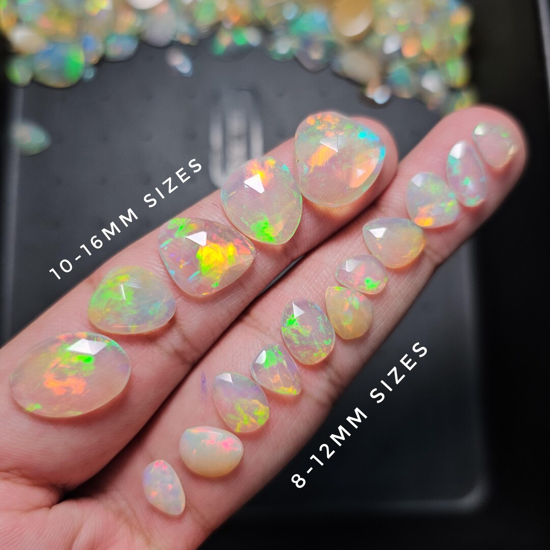 Ethiopian Natural Opals Rosecut Fancy - Perfectly Calibrated AAA ...