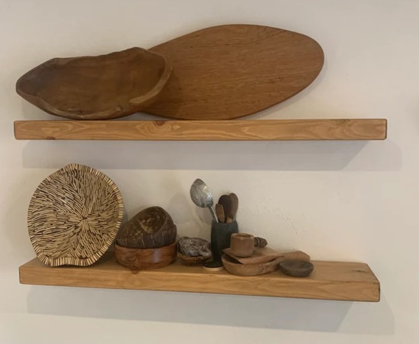 Rustic Floating Shelf 15cm Deep 5cm Thick Handcrafted From - Etsy