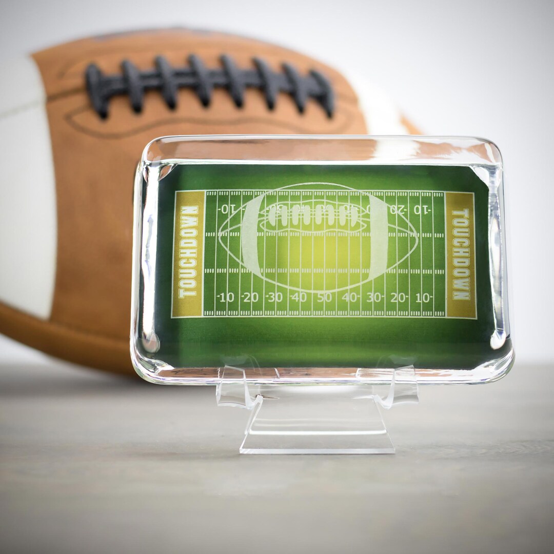 Football Glass Paperweight Limited Edition - Etsy