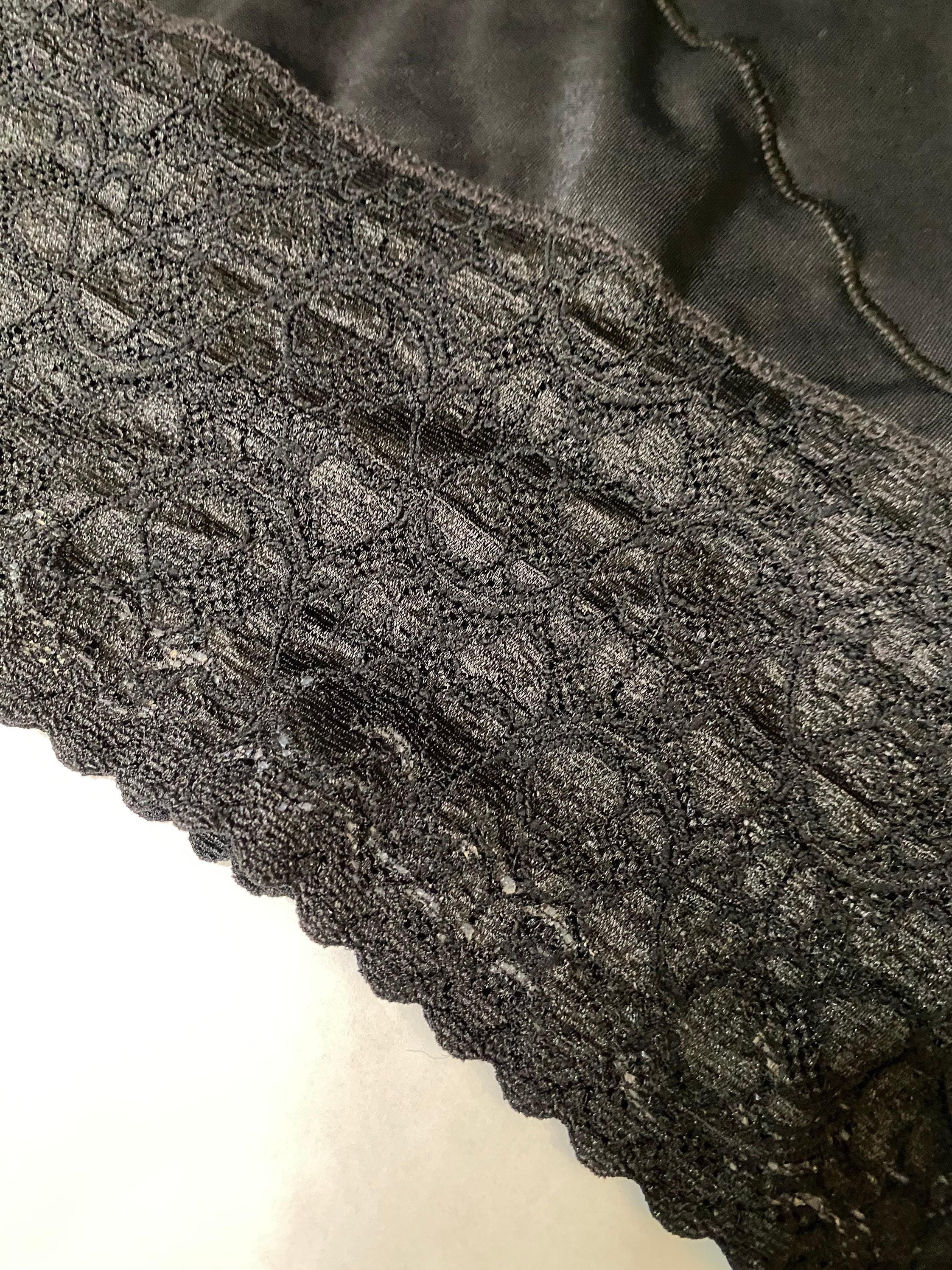 Vintage SEARS Body Shaper Black Slip LARGE | Etsy