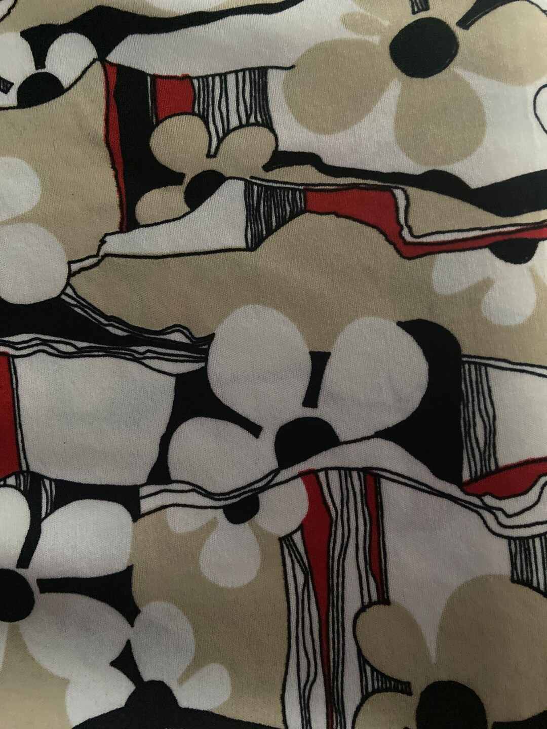 Vintage 1980's Fabric From Floral Print - Etsy