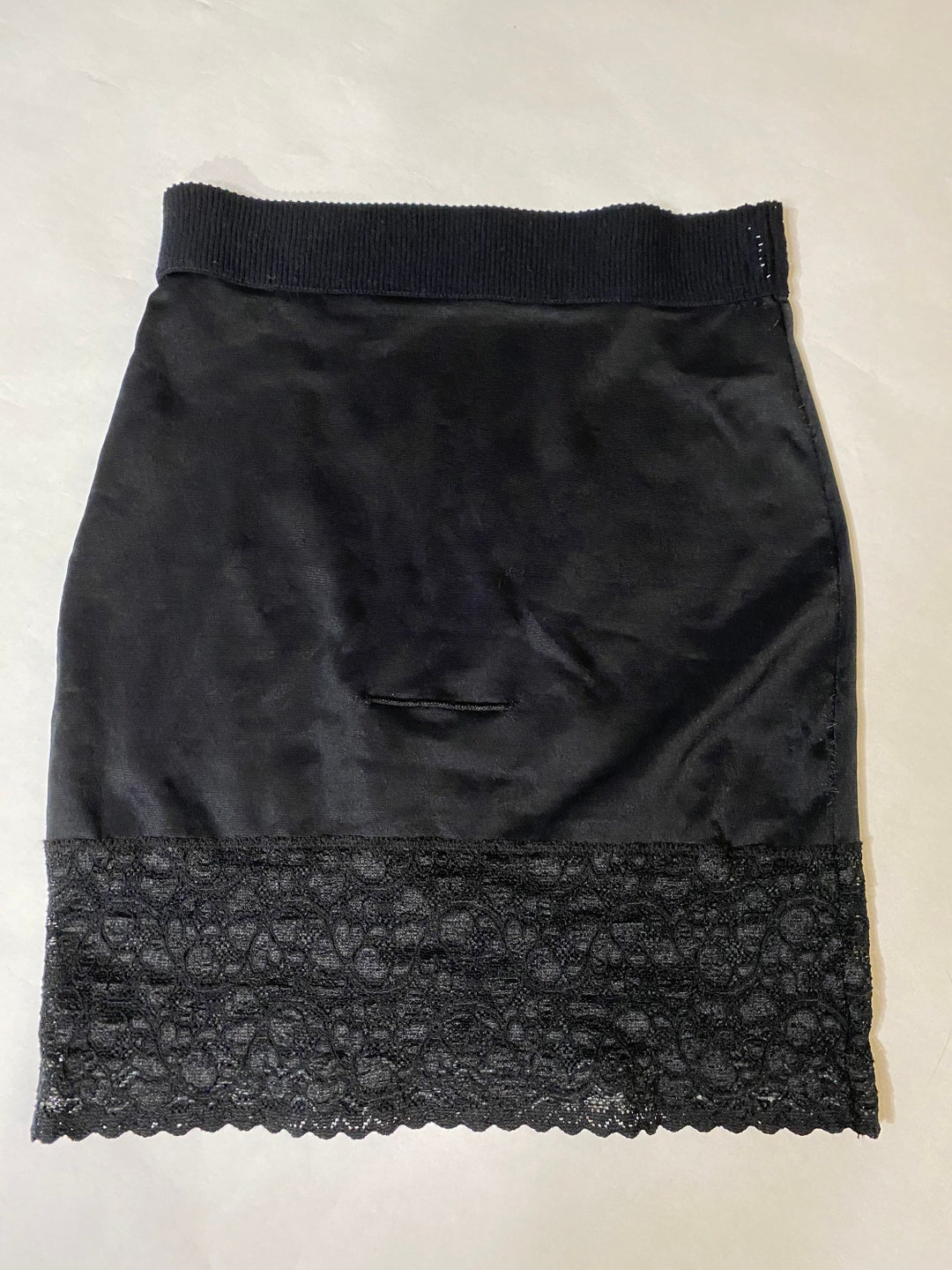 Vintage SEARS Body Shaper Black Slip LARGE - Etsy