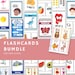 100 + Preschool Flashcards, Montessori Flashcard Bundle, Printable ...