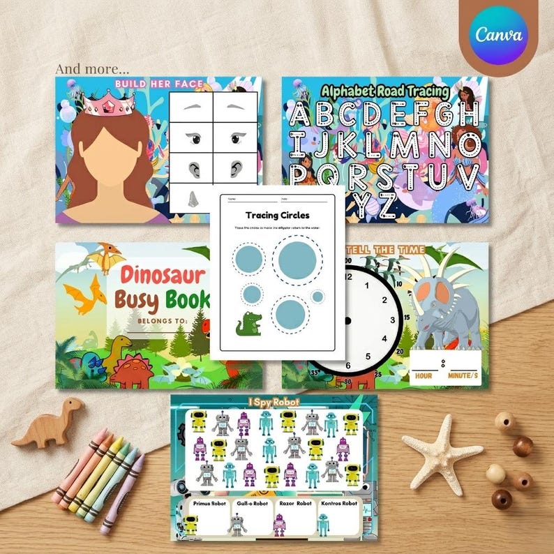 11 Busy Book Bundle for Kids | Printable Activity Books| Preschool ...