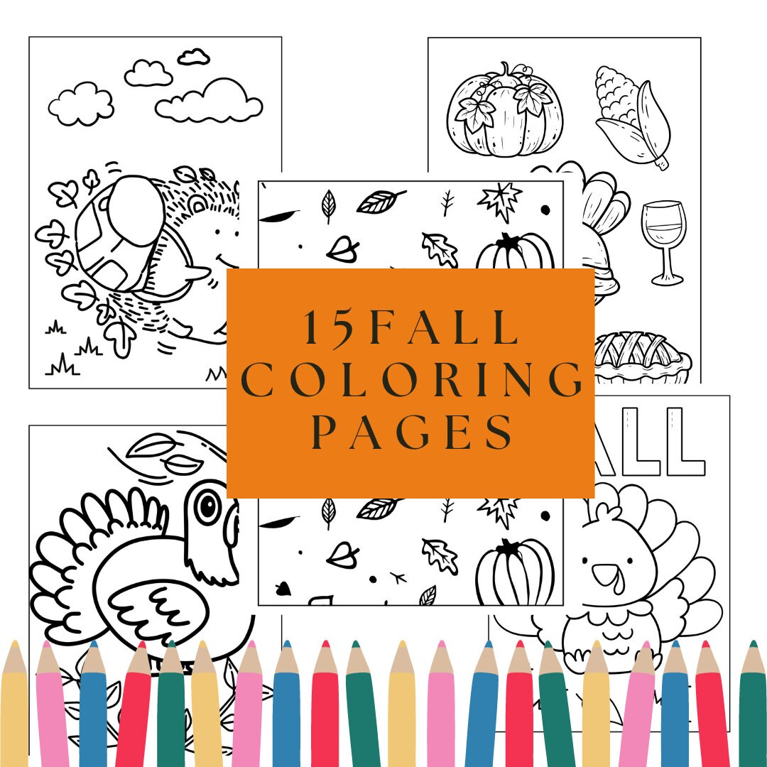 Fall Coloring Pages, Autumn Coloring Pages, Autumn Coloring Sheets ...