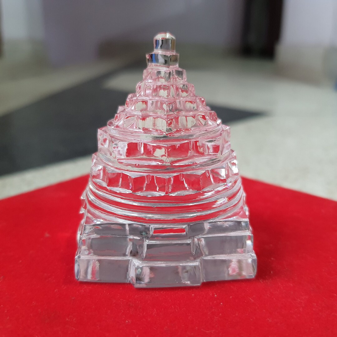Crystal Sphatik Shree Yantra White Crystal Clear Sphatik Shree - Etsy