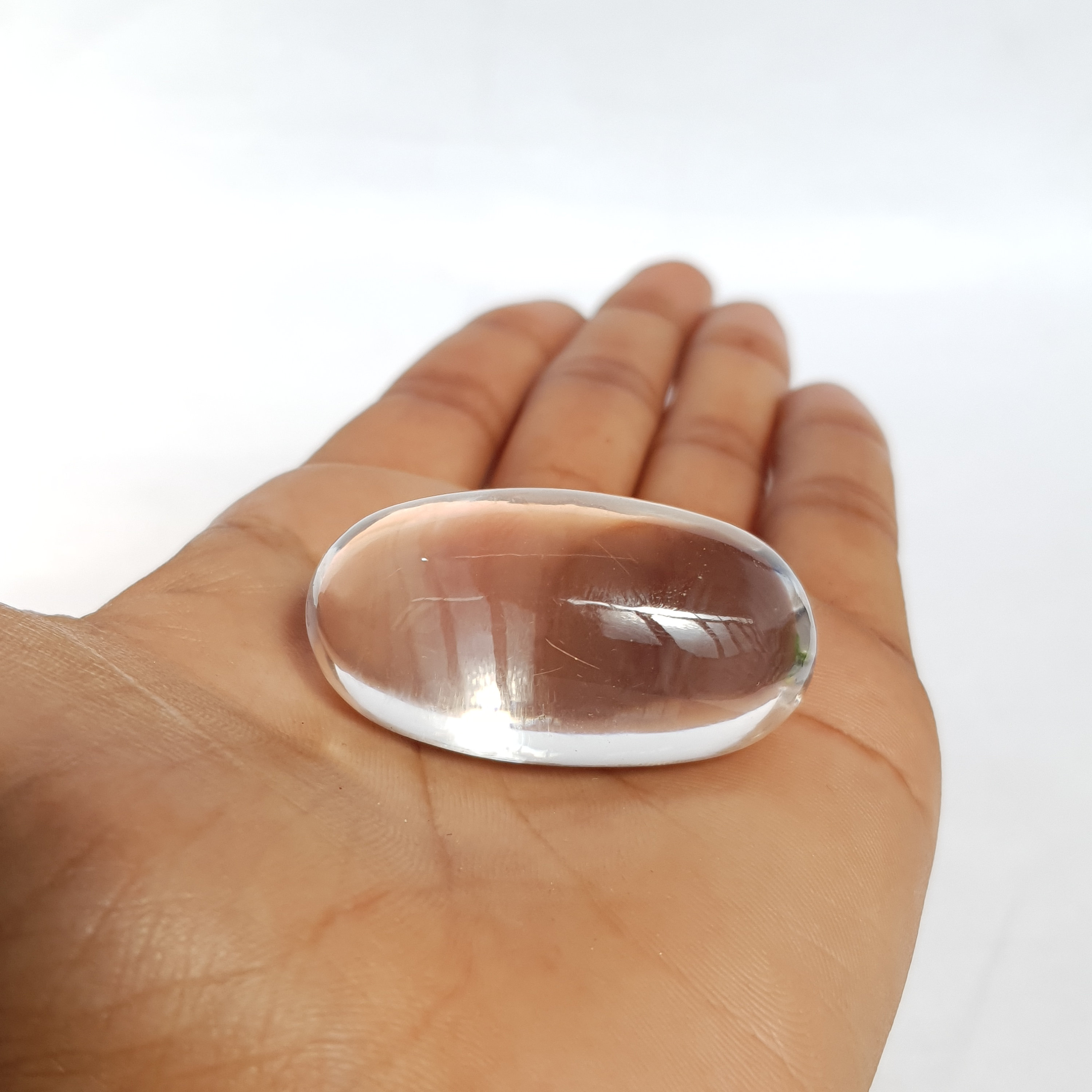 Worship Sphatik Shiv-ling /Natural Rock Crystal Sphatik Shivling ...