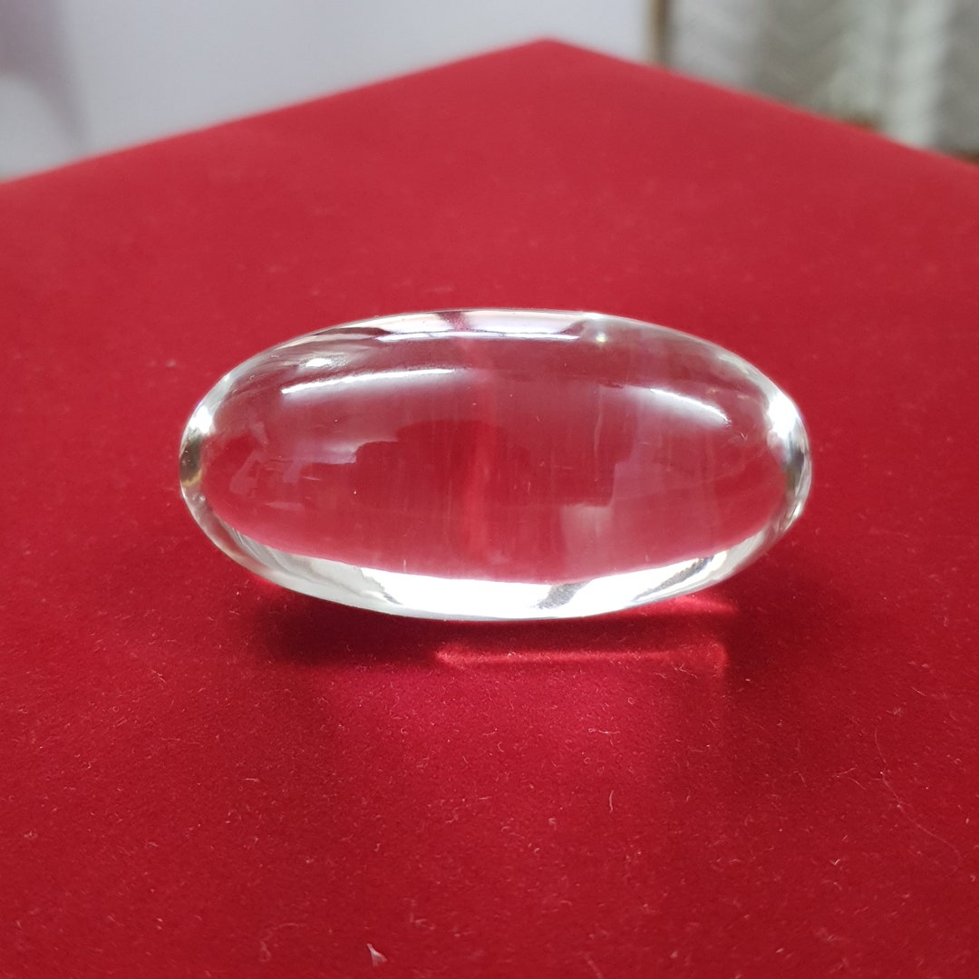 White Crystal Lingam With Lab Certificate Sphatik Shiva-lingam - Etsy