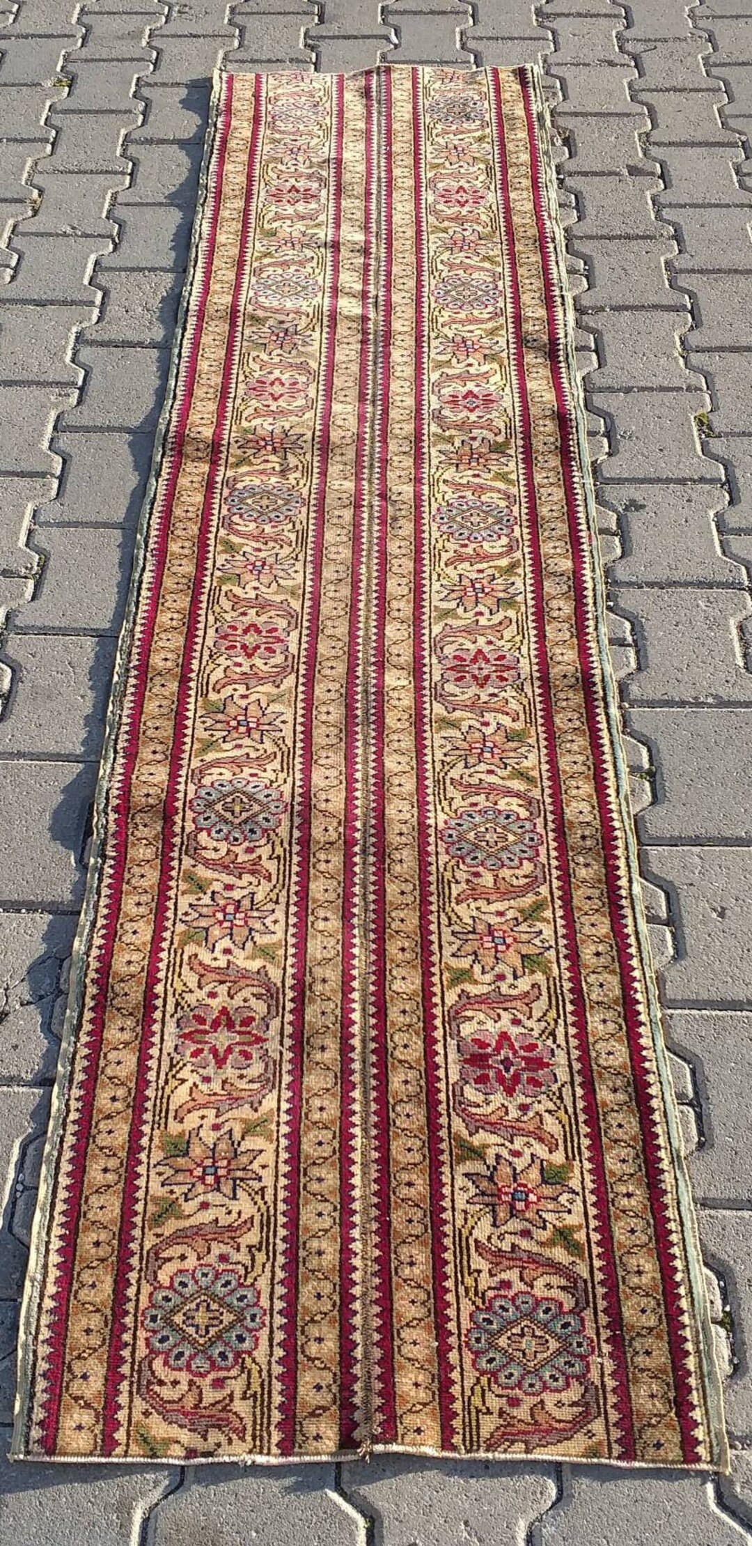 Yellow Runner Bedroom Runner Stair Runner 7.84 X 1.87 Ft - Etsy