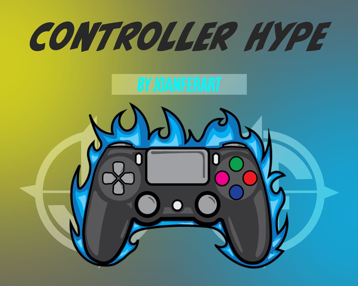 Twitch Controller Hype Blue Emote - Etsy