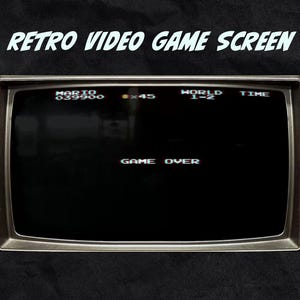 Twitch Retro Game Over Screen, Stream Overlay, Waiting Screen, Loop ...