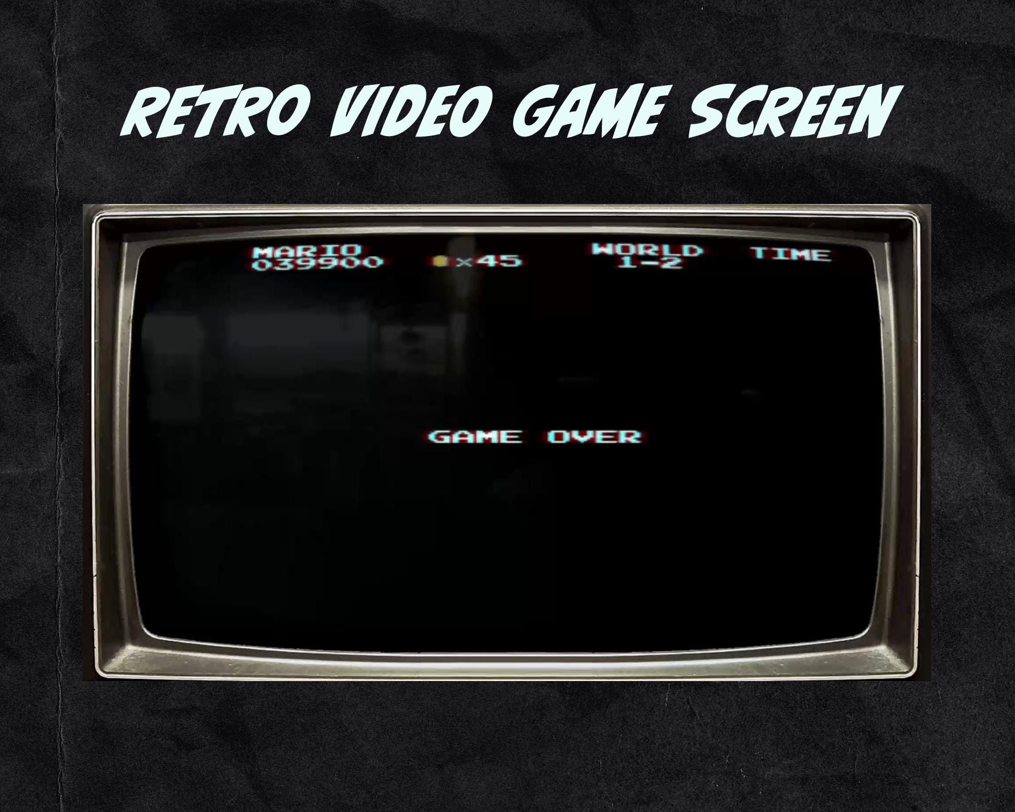 Twitch Retro Game Over Screen, Stream Overlay, Waiting Screen, Loop ...