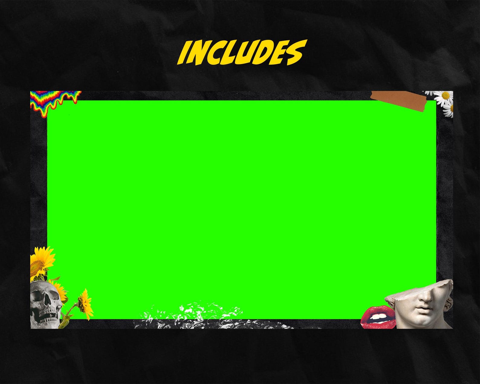 Twitch Overlay Pack - Animated Magazine Cut Out Screens & Panels ...