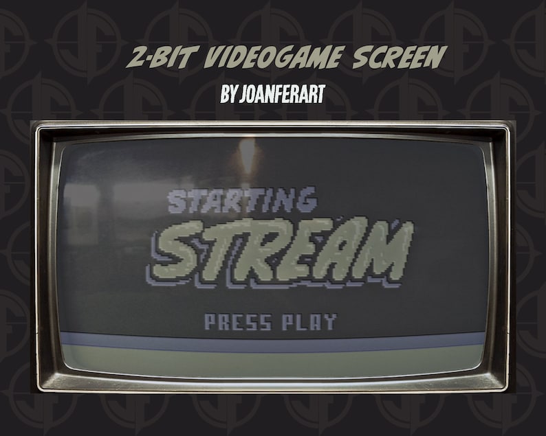 Twitch Animated 2-bit Videogame Screen - Etsy