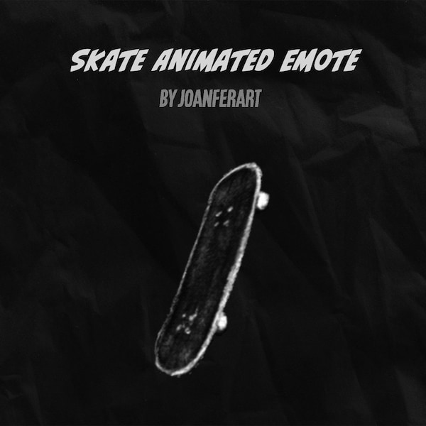 Animated Skateboard - Etsy