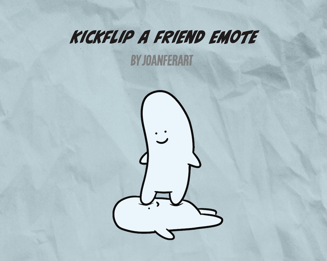 Kickflip a Friend Twitch Animated Emote - Etsy