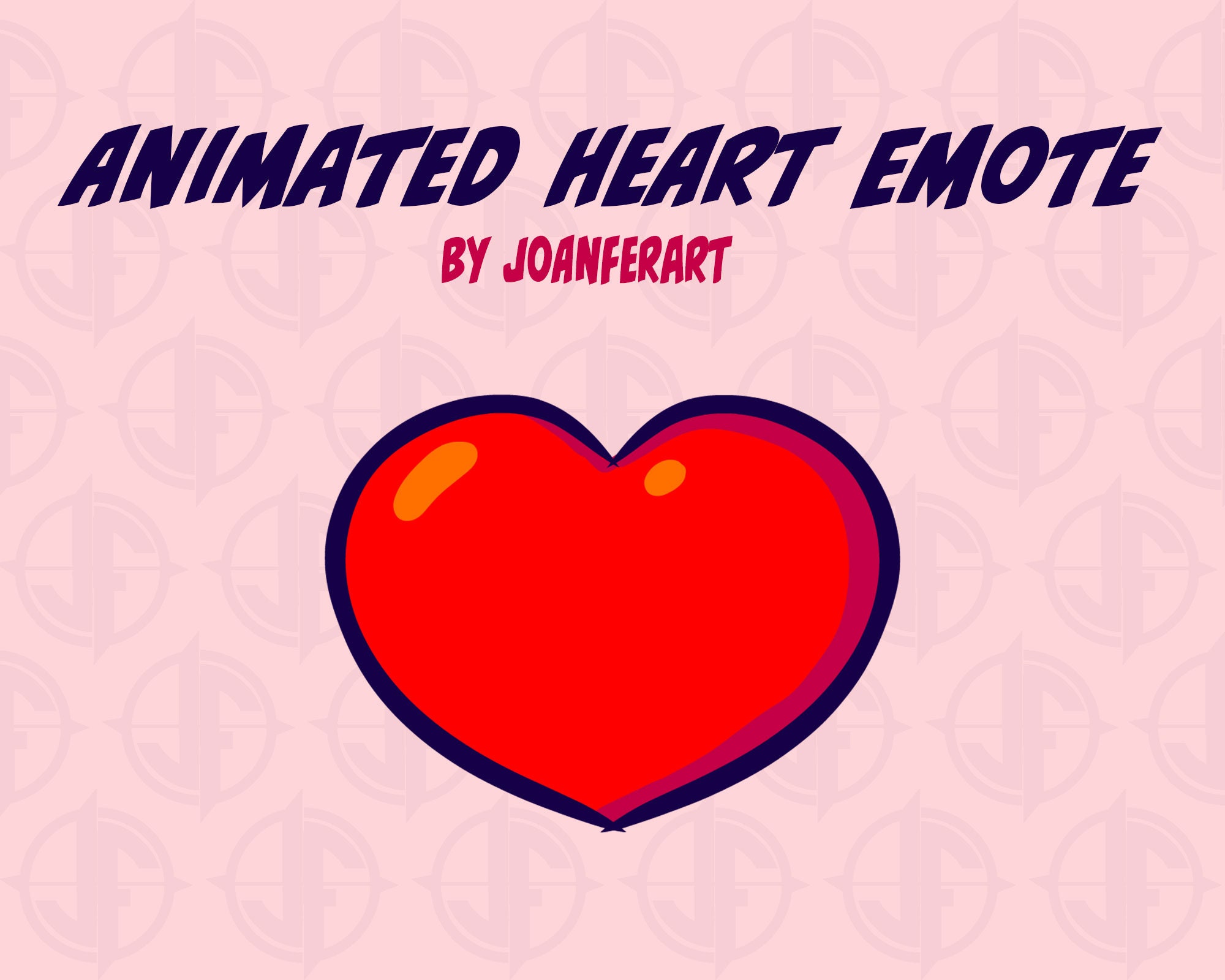 Twitch Animated Heart Emote - Etsy