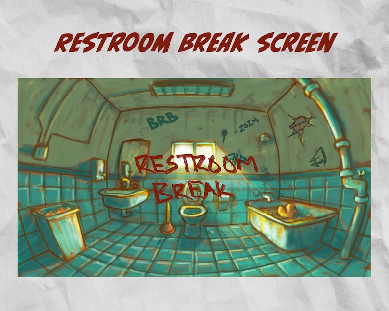 Twitch Restroom Break Animated Screen Pack, Starting Soon, Ending Soon ...