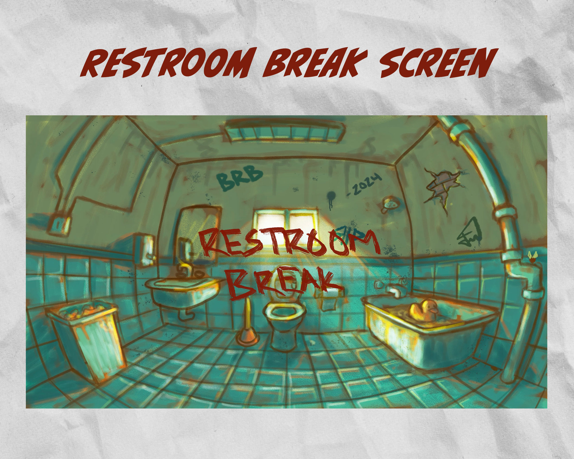 Twitch Restroom Break Animated Screen Pack, Starting Soon, Ending Soon ...