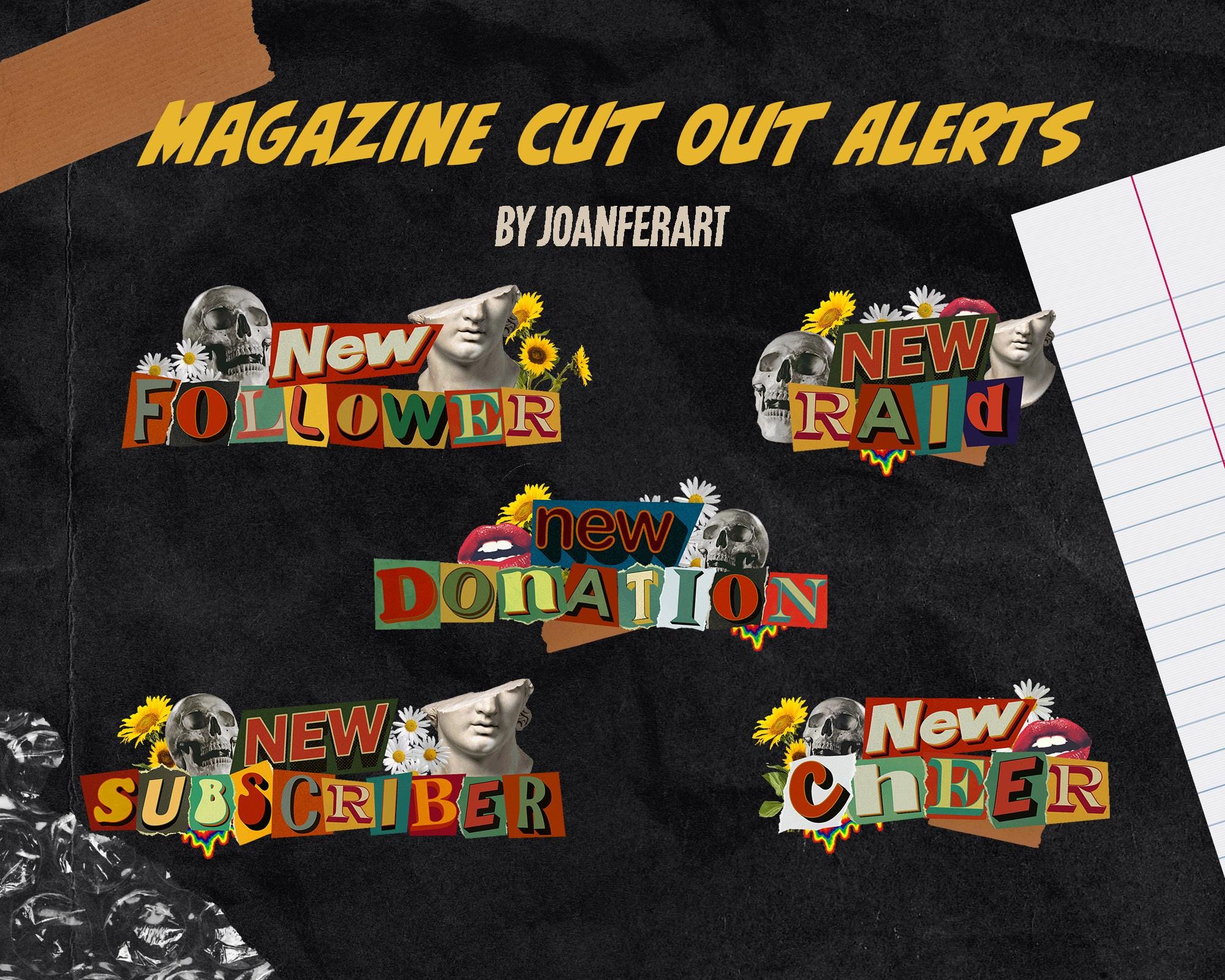 Magazine Cut-out Pack ADMN - Etsy