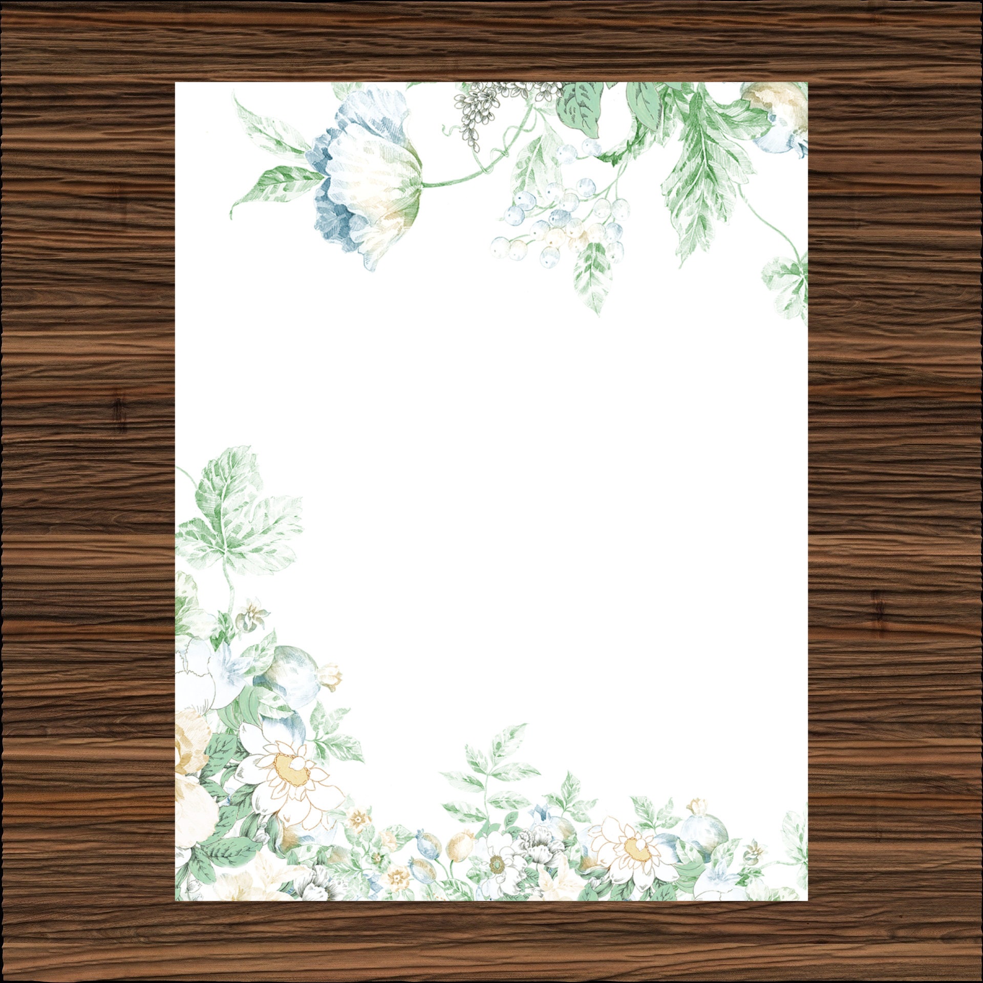 Letter Writing Stationery Paper Personalized 8 1/2 X 11 25 or - Etsy