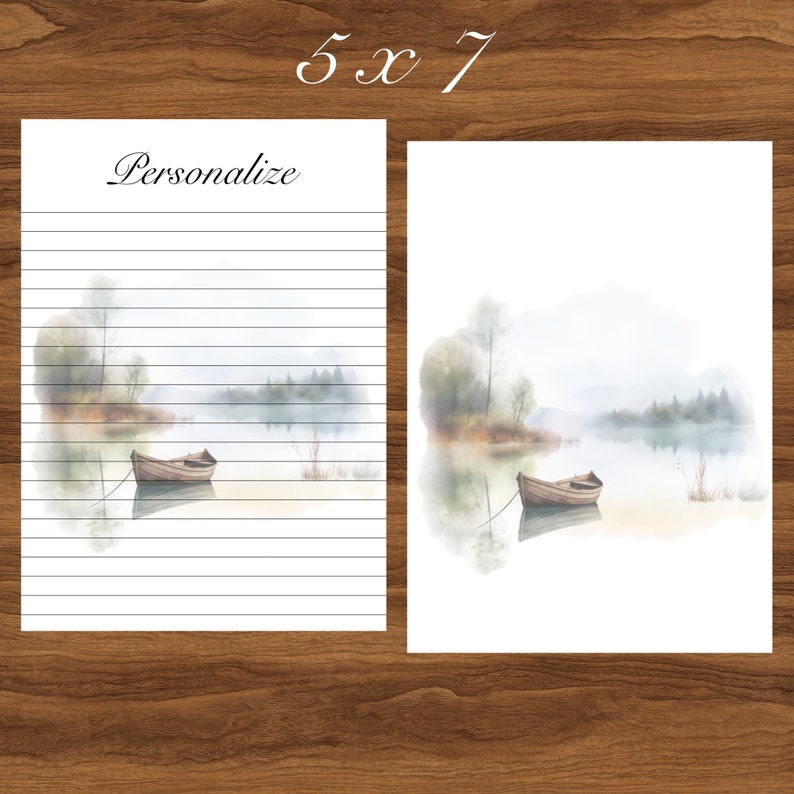 Personal Letter Writing Paper Set for Him Personalized Mens - Etsy